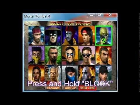Mortal Kombat 4 How to Play as Noob Saibot