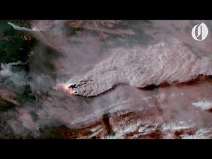 Satellite imagery shows Oregon's Bootleg fire growing