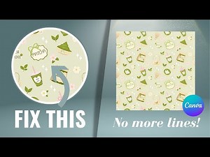 No More Pattern Lines! Create Seamless Designs in Canva!