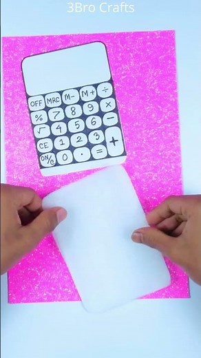 "How to Make a Paper Calculator | DIY Origami paper Craft Tutorial" #youtubeshorts #toys #origami