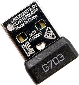 New USB Dongle Mouse Receiver Adapter Replacement for Logitech G703 Lightspeed Wireless Gaming Mouse