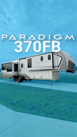 💎 Meet the Paradigm 370FB – Luxury That Feels Like Home! 💎 From the hidden pantry behind the 50" smart TV to dual flip-up end table storage on the sleeper sofa, this coach is packed with clever surprises! 🤫✨ 🛋️ Rear living room with recliners, sleeper sofa & a cozy fireplace 🍽️ Large kitchen island, solid-surface counters & 19 cu. ft. residential fridge 🛏️ King bed, smart TV & flip-top dresser for effortless comfort 🧺 Spacious front bath walk-in closet with hamper & washer/dryer prep Adve