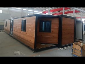 Production video for 20ft and 40ft folding and expandable container house