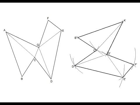 Triangulation of a polygon (Geometric transformations: Equality)