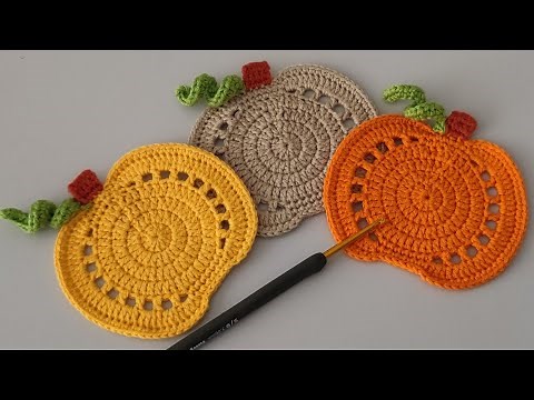 🎃Quick & Easy Crochet Pumpkin Coaster | Best DIY Autumn & Halloween Project