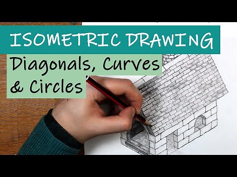 Isometric Drawing - Crating (Diagonals, Curves & Circles)