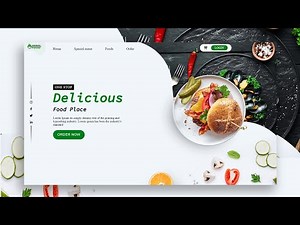 🍲Food website 🍔Design using html css