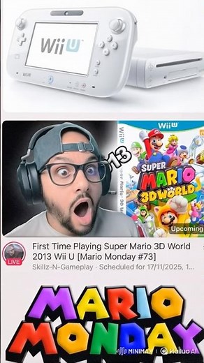 Yo Ai got me looking real excited for this game 😂😂😂😅 #mario #supermario