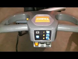 How to use a carpet cleaning machine.