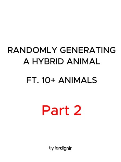 Part 2 | @tuimiz random animal generator again?! Find a name to this... creature. credit: @TheSmiler101 #art #drawings #tt #fyp #viral