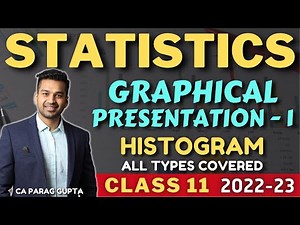 Class 11 : STATISTICS (Session 2022-23) Graphical Presentation - 1 | HISTOGRAM - All Types