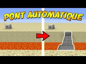 A BRIDGE THAT BUILDS ITSELF! LABOCRAFT #40 REDSTONE TUTORIAL