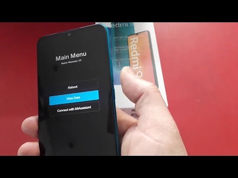 How to format the Xiaomi Redmi 9A phone,hard reset redmi 9A