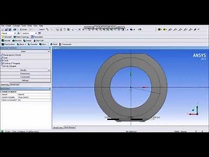 Ansys Tutorial // Desing Modeler Face Split