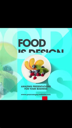 MOTION GRAPHICS, Food is Design | Adobe Photoshop | Adobe After Effects