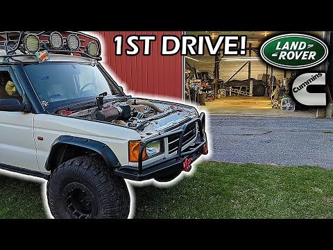 First Drive! × 4BT Cummins Discovery #43 [Land Rover Build]