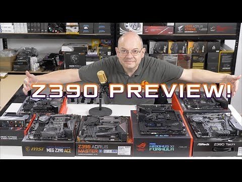 Intel Z390 Preview - Leo gets ALL the boards!