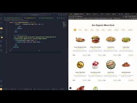 🧱 🍽️ Foodie App with Next.js & TypeScript Part 15 – Menu Rack Section 📋🍱