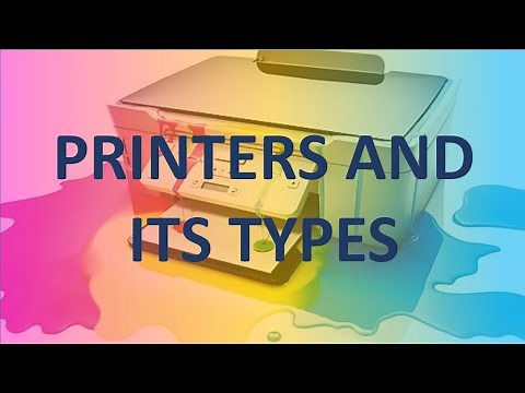 12. PRINTER || PARTS OF PRINTER || TYPES OF PRINTER || FUNDAMENTALS OF COMPUTER
