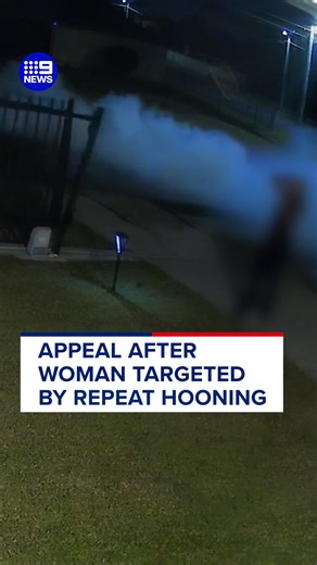 A Browns Plains woman has become a repeat target of hooning and vandalism over the last two months, with police now releasing video of a blue Ford Falcon with no registration plates as they appeal for public information. Police say the vehicle was used to rip the 68-year-old woman's gate and fence from its posts at around 9.20pm on Sunday night - the latest in a string of attacks on her Downing Street home. #9News DETAILS: https://nine.social/11k0 | 9 News Gold Coast