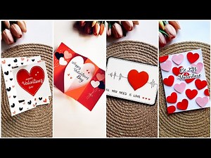 5 Beautiful DIY Valentine's Day Cards | Quick Handmade Valentine's Day Cards Ideas | TUTORIAL
