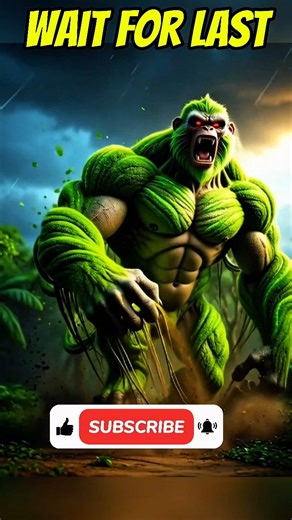 Cute animals to Giant beast transformation#beastmode #animals #epictransformation #viralcat