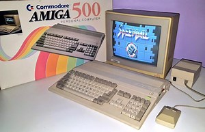 32 years ago today: the Commodore Amiga 500 debut at CES #VintageComputing #RetroComputing #Commodore #Amiga
