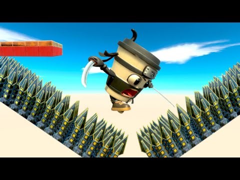 Beat the Spike Hole Jump Challenge and Defeat Mini Godzilla - Animal Revolt Battle Simulator