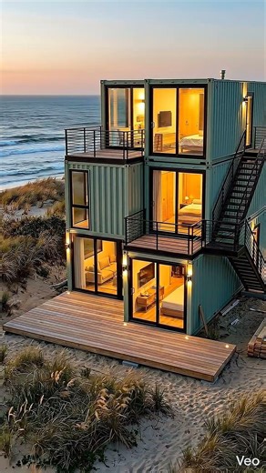 Modern Shipping Container Home by the Ocean 🌊 Luxury Modular Living