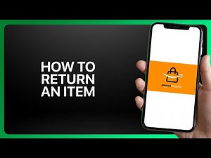 How To Return An Item In Amazon Shopping App 2025! Tutorial