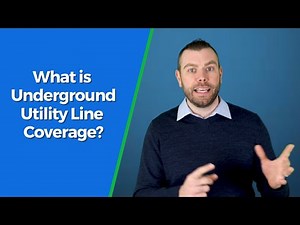 What is underground utility line coverage?