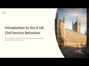 The 9 Civil Service Behaviors Introduced Simply (Must-Watch Before Your Interview!)