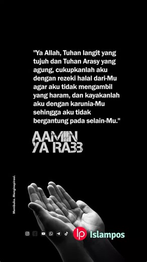 Doa kami di Ramadhan ini... Kabulkan ya Allah . Coba cek BIO ada buku2 bagus atau GiftBox exclusive Al-Qur'an A5 https://s.shopee.co.id/8Kk32qychU | Islampos