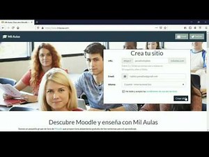 Crear un aula virtual en mil aulas y editar nuestro perfil desde cero - milaulas.com