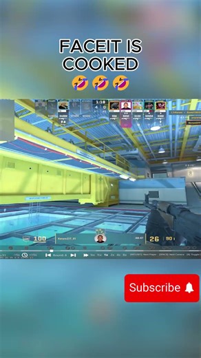 FACEIT FULL OF AIMBOT #cs2 #csgo #counterstrike #cs2clips