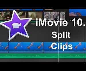 IMovie 10.1 (2016) - How to Split a Clip