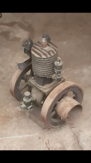 Elgin commit 2 stroke early 1900s #hitandmiss #minnesota #farmtok