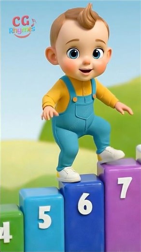 Learn to Count 1–10 with Blocks #shorts #kidssong #learning #beginner #kids #counting