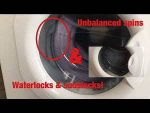 Hotpoint wma30 washing machine || unbalanced spins, sudslocks and waterlocks nearly every spin!