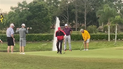 Great putter… Great Preshot routine…! Blame the caddie for the miss…Brad…. Always the caddies fault… | Graves Golf