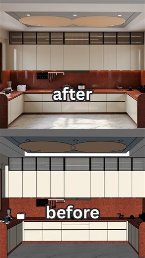 Vibe3D on Instagram: "💬 Comment VIBE for more details Turning visions into wow moments 😍✨ With Vibe3D, your 3D models get the glow-up they deserve — ultra-realistic renders in a snap ⚡️ Fast, easy, accurate, and budget-friendly 💡💸 Design magic, just a click away 🎨💻 . . [3dvisualisation, Architecture, Interior designer, Interiors, Modular Kitchen, Sketchup, Vibe3D] . . #architects #interiordesigners #3dvisualization #rendering3d #interior #inyerior_design #sketchup #archviz #architecturecli