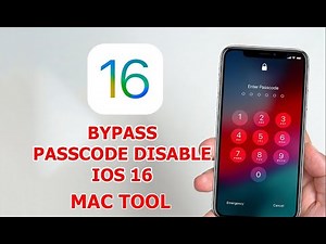 Bypass Passcode & Disable i0S 16.x FRPFILE Ramdisk Mac Tool