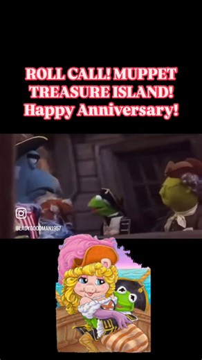 Guy Gilchrist on Instagram: "ROLL CALL!!! HAPPY ANNIVERSARY MUPPET TREASURE ISLAND !!! 1996 Surely a huge FAN FAVORITE everywhere I Go! Directed by #BrianHenson, written by @kirkrthatcher Jerry Juhl and #jamesvhart #muppettreasureisland #muppetstreasureisland #themuppets #muppets #muppet #muppetshow #jimhenson #jimhensonsmuppets #kirkthatcher #timcurry #jerryjuhl @officialtimcurry #90s #90smovies"