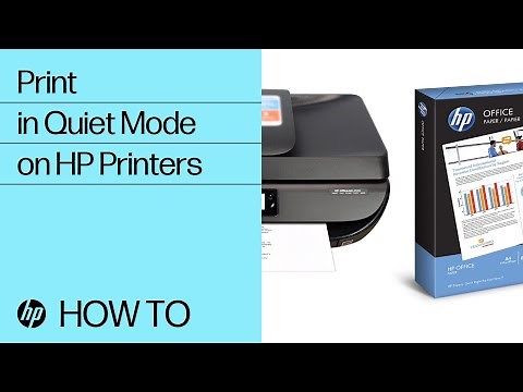 Print in Quiet Mode on HP Printers | HP Printers | HP