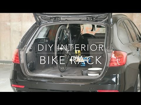 DIY interior bike rack