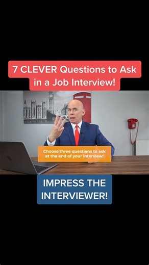 65K views · 1.3K reactions | 7 CLEVER Questions to Ask in a Job Interview! Job interview questions answers tips #careerdevelopment #jobs #howtomakemoneyonline #howtopassinteeview #jobinterview #interviews #interviewskills #fypシ #reelsfb #fbreelsvideo | English Tuition | Facebook