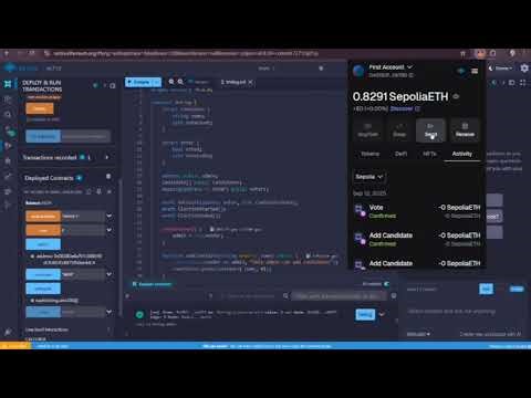 BLOCKCHAIN BASED E VOTING SYSTEM