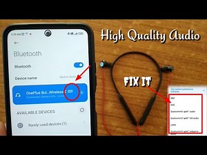 Bluetooth neckband High Quality audio not support in Redmi mobile | Bluetooth audio codec