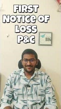 FNOL in Insurance Explained in 60 Seconds | First Notice of Loss #guidewire #fnol #pcinsurance