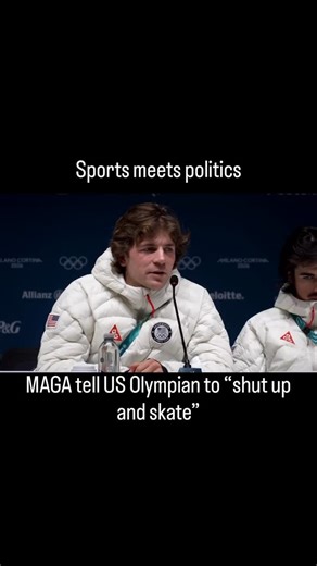 News Splash on Instagram: "Team USA freestyle skier Hunter Hess shared candid thoughts ahead of the 2026 Winter Olympics in Milano Cortina, saying: “It brings up mixed emotions to represent the U.S. right now… Just because I wear the flag doesn’t mean I represent everything that’s going on in the U.S.” The 27-year-old from Bend, Oregon, explained he feels conflicted amid current events (including reported unrest tied to immigration enforcement and political climate), but emphasized representing 